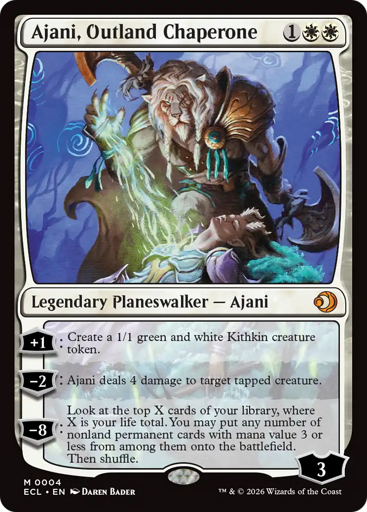 Ajani, Outland Chaperone | Lorwyn Eclipsed | MTG-Standard.com